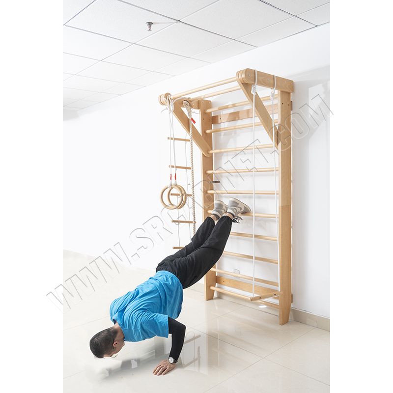 Wall Bars Wood Stall Bar Swedish Ladder Home Gym Gymnastic Climbing Factory